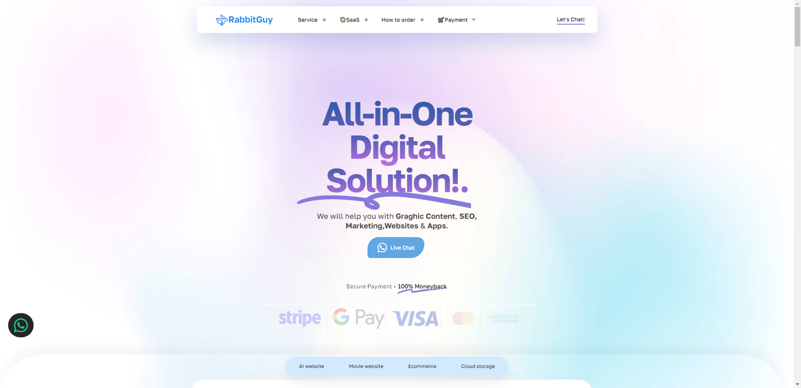 All In 1 Digital & Saas Solution - Rabbitguy.com